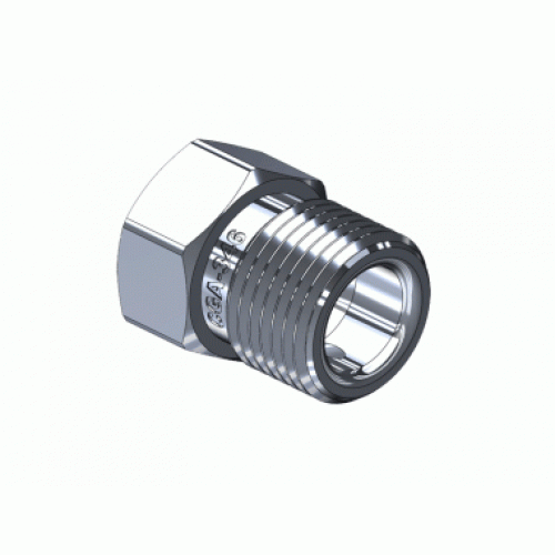 CGA-346 Breathing Air Outlet Adapter -14 NGO-RH-EXT to 1/4" NPT Female ...