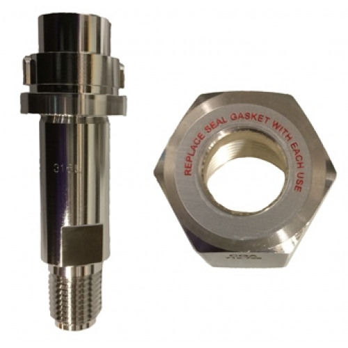 Cylinder Inlet Connection, CGA 716 1/4" Male NPT Stainless Steel ...