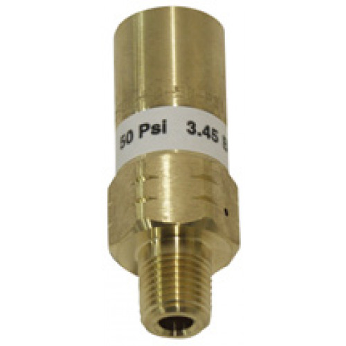 1/4" 50 PSI Safety Pressure Relief Valve | Ratermann Manufacturing Inc